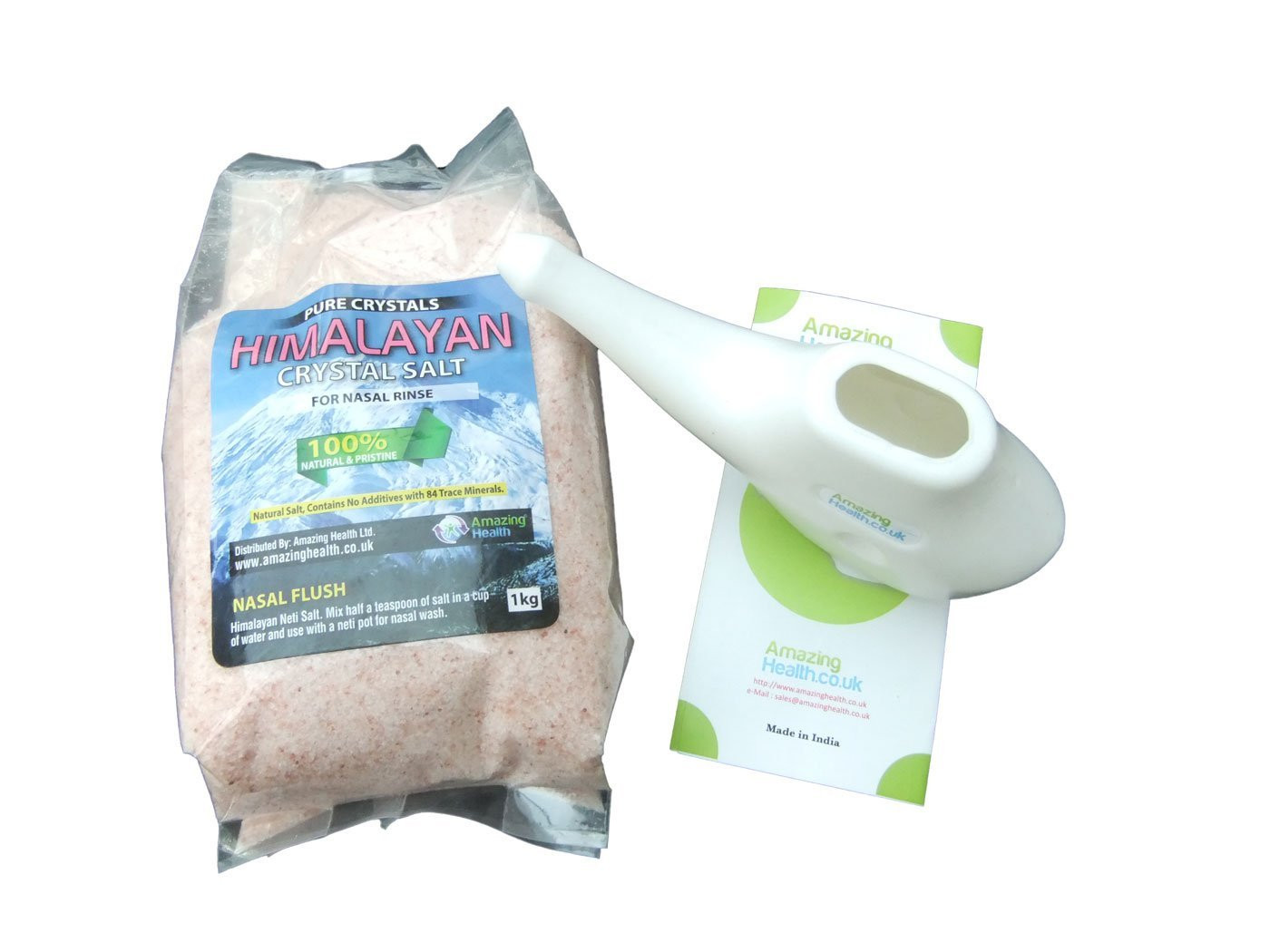 Amazing Health Neti Pot And Himalayan Salt