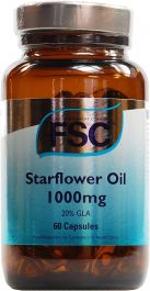 FSC 1000mg Starflower Oil - Pack of 60 Capsules
