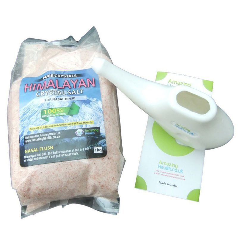 Amazing health Neti Pot and Himalayan salt